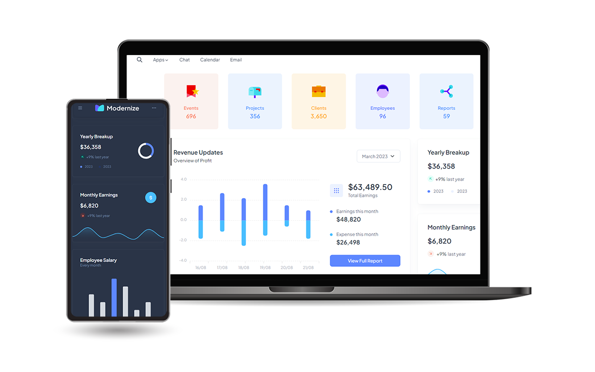 Django Modernize Pro Premium Django Dashboard Bootstrap 5 Appseed